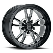 17x7 American Muscle 55 Rally Gunmetal Wheel 5x4.75/5x5 (0mm) - Walmart.com