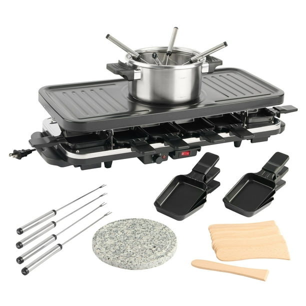 3 In 1 Fondue Grill And Raclette Set Walmartca