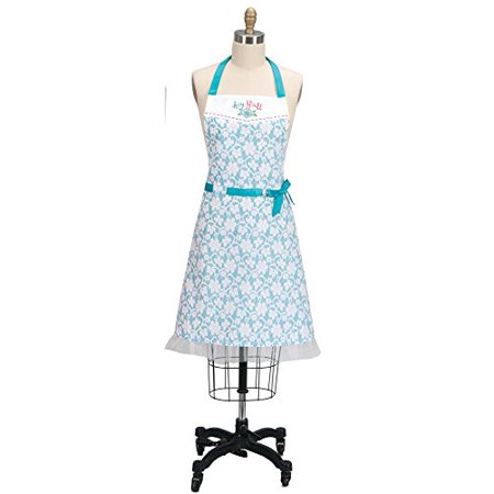 Kay Dee Designs Hey Yall Embroidered Hostess Apron with Faux Lace ...
