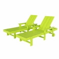 WestinTrends Shoreside Poly Reclining Chaise Lounge for Outdoor, Patio ...