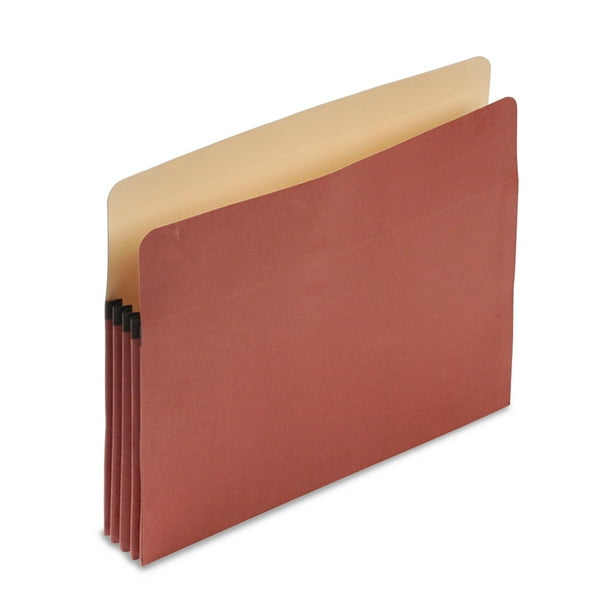 Pendaflex Earthwise 100% Recycled File Pocket 3 1/2" Exp Letter Red ...