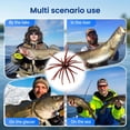 4Pc Dice Bait, Fuzzy Baits for Bass Fishing, Floating TPR Swimbait with ...