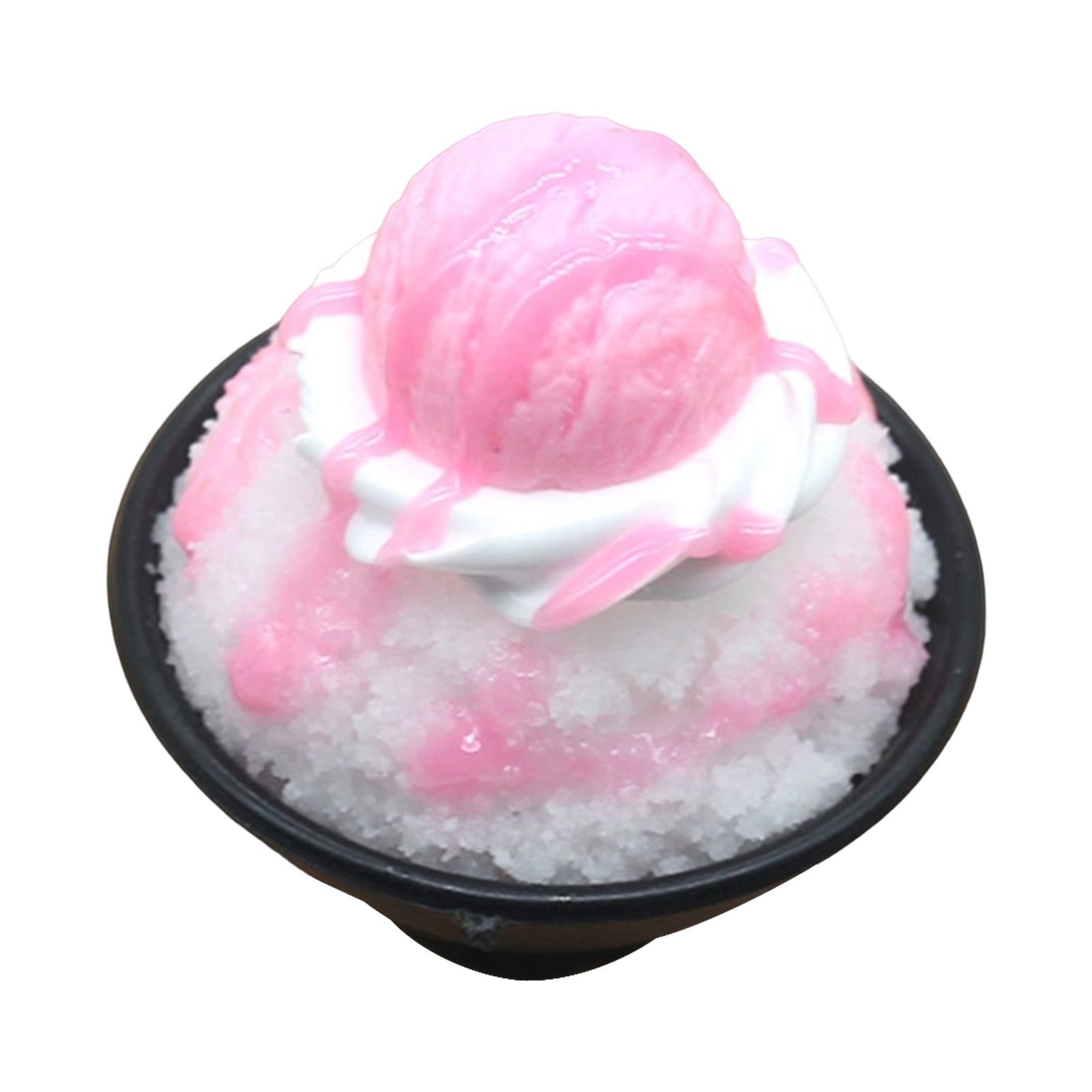 Skindy Ornamental Mini Dollhouse Ice Cream - Realistic PVC Ice Cream ...