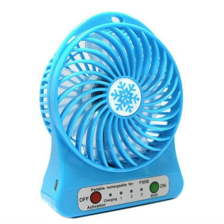 Mini Electric Fan Home Office Rechargeable Portable Outdoor Mute ...