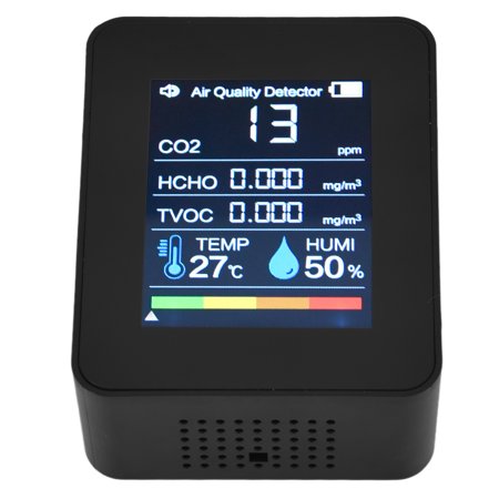 CO2 Tester, 8 In 1 Sound Alarm Air Quality Detector High Efficiency ...