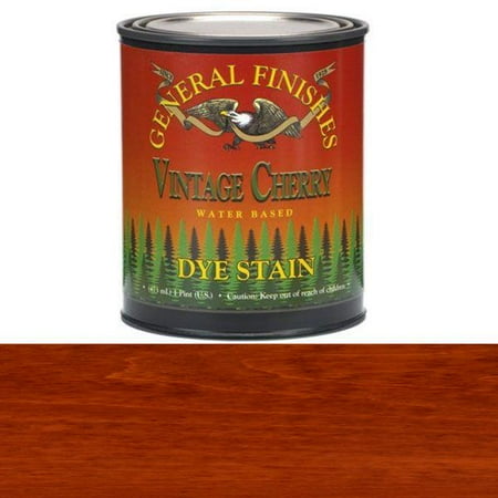 General Finishes, Water Based Dye, Vintage Cherry, Pint - Walmart.com