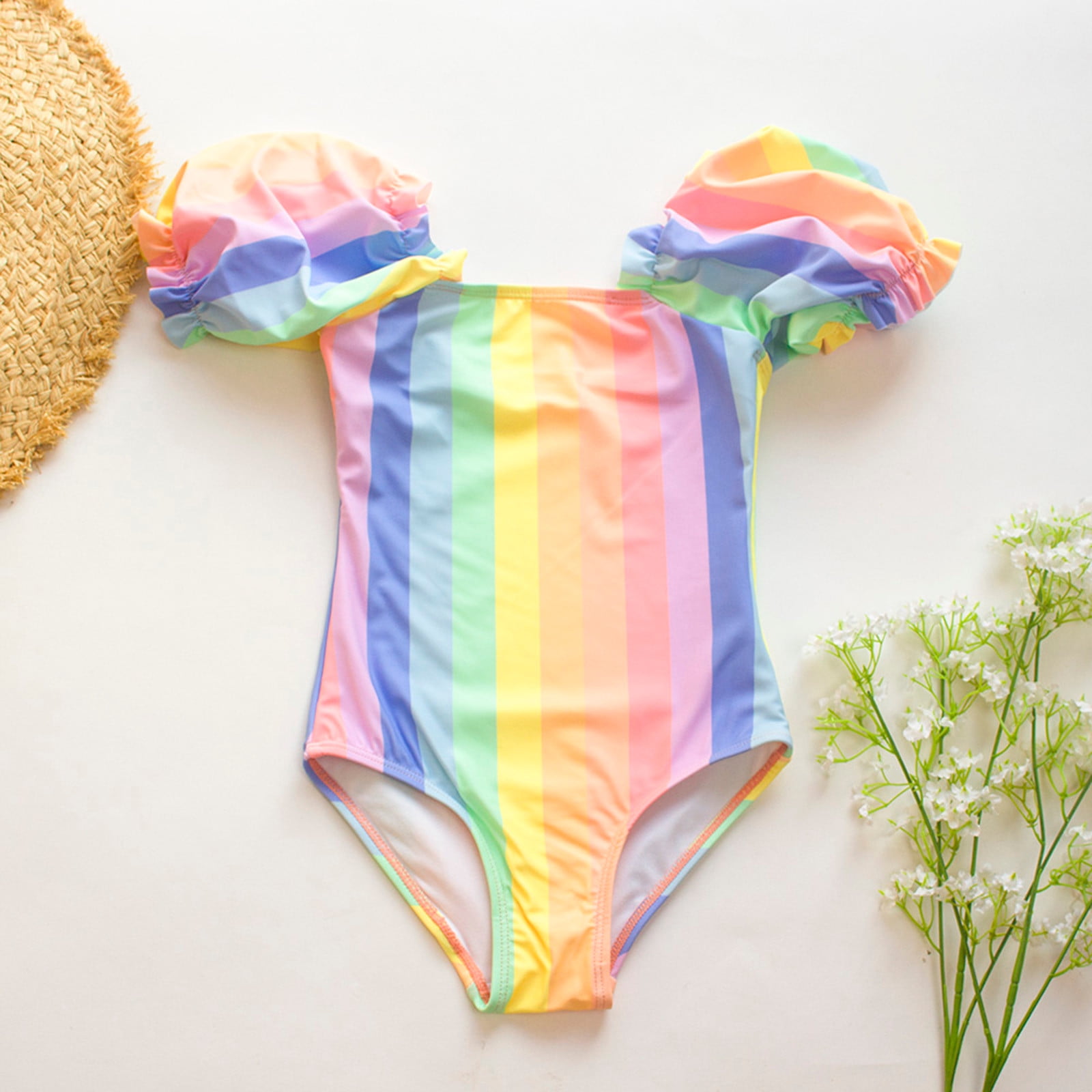 Click here for Qertyioot Girls Swimsuits One Piece Toddler Kids G... prices