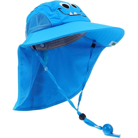 Baby and Childrens Swim Flap Hat UV Quick Dry Wide Water Hat Sun ...