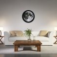 Empire Art Direct "Full Moon" Circular Canvas Round Wall Art, 24 ...
