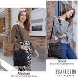SCARLETON Multi Pocket Purses for Women Crossbody Bag H1833 - Walmart.com