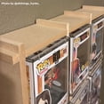 2 x Kubbie Ultra MDF Wood Display Case for Funko Pops in Acrylic Hard ...