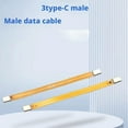 USB4 Dual-head TYPE-C Male-to-Male FPC Flexible Flat Cable for Charging ...
