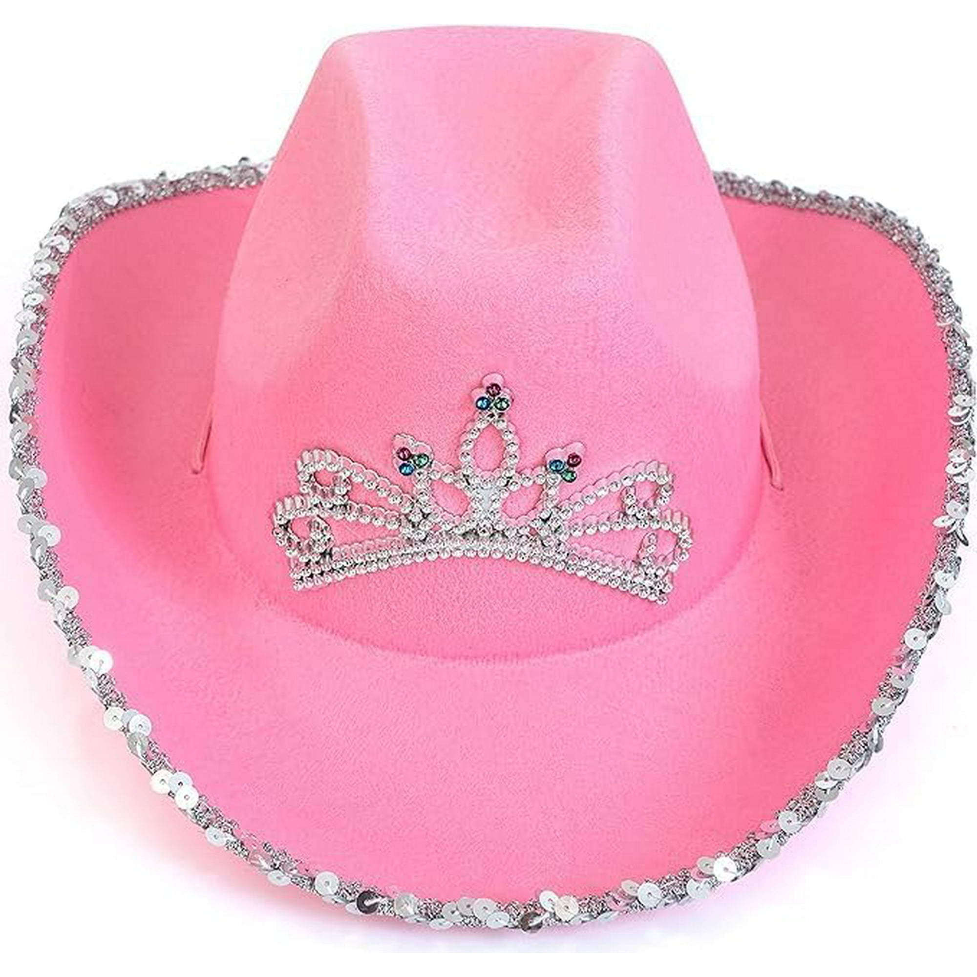 Click here for Ld Seller Pink Cowboy Hat - Pink Sequin Cowgirl Pr... prices