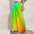 Colorful Straight Pants LGBT Pride Flag Kawaii Wide Pants Female ...