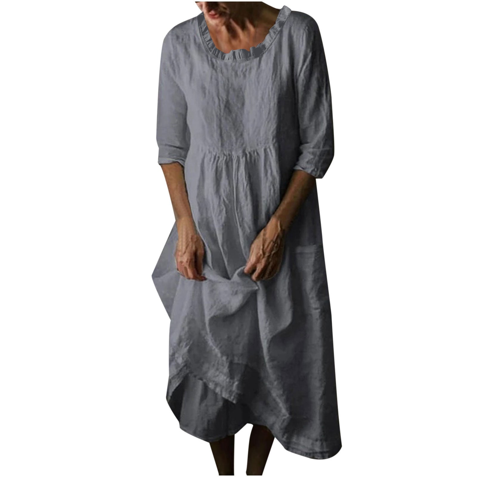 Click here for Pompotops Women Summer Fashion Casual Round Neck H... prices