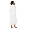 Turquaz Linen Womens Plush Soft Robes, Fleece, Long Comfy Robe (Large ...