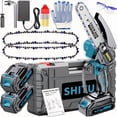 Wireless Electric Chainsaw with Rechargeable Battery, Lightweight ...
