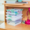 Sterilite Small Clip Box Clear Storage Tote Container w/ Lid, (12 Pack ...