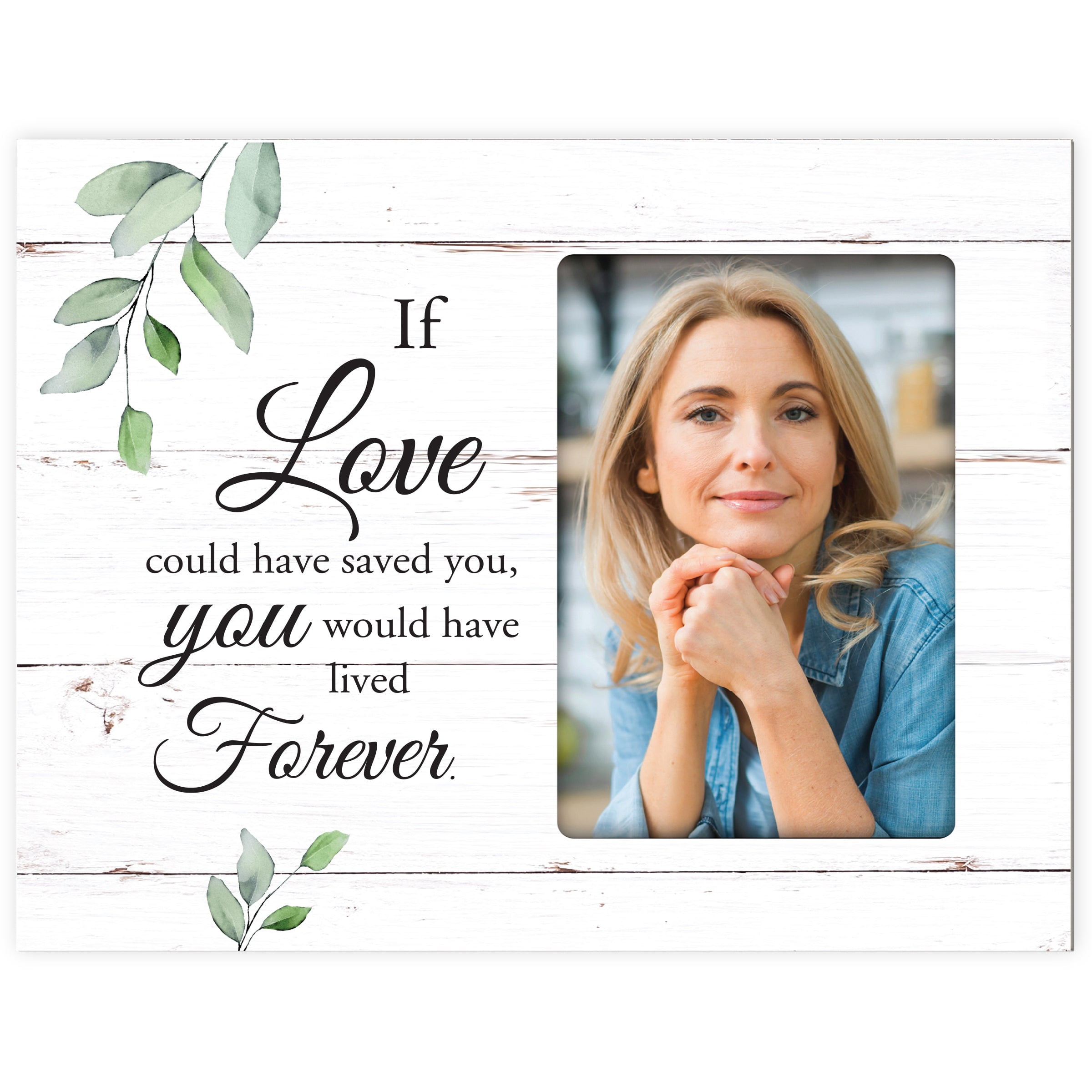 LifeSong Milestones Memorial Picture Frame for Sympathy Gifts - If Love ...