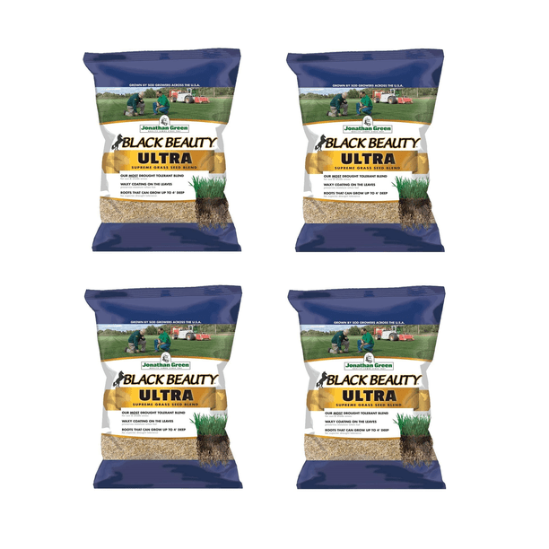 Jonathan Green Black Beauty Ultra Grass Seed, 25LB Bag (4 Pack ...