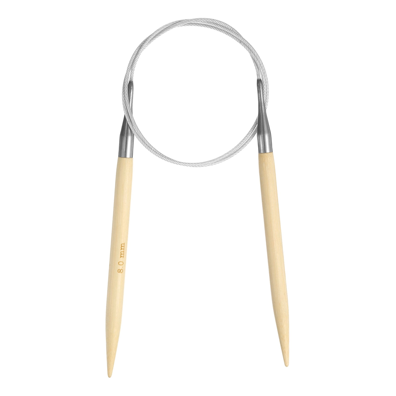 Click here for Uxcell Size Us 11 (8mm) Bamboo Steel Cable Circula... prices