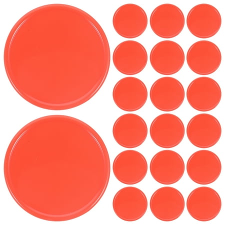 100pcs Colored Round Chips Game Counting Poker Chip Children Blank Chip ...