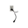 SF Cable 6ft Ultra Low Profile Angle NEMA 5-15P to NEMA 5-15R Power ...
