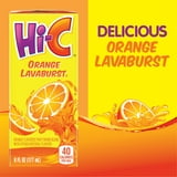Hi-C Juicy Orange Lavaburst Fruit Juice, 6 fl oz, 8-Pack Juice Boxes ...