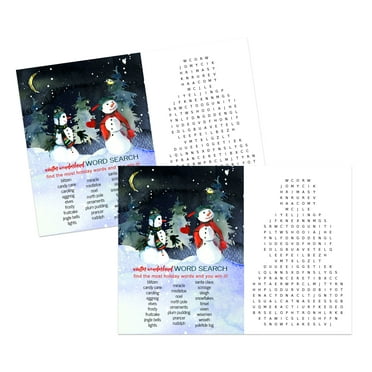 Paper Clever Party Snowman Christmas Trivia Game Cards - 25 Pack, 5x7 ...