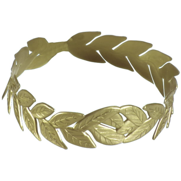 Star Power Roman Ceasar Laurel Wreath Gold Headpiece, One-Size ...