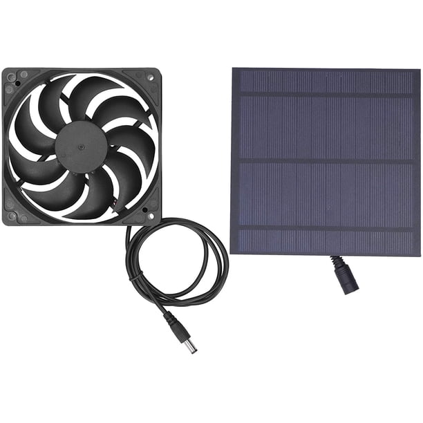 Solar Panel Powered Fan, 5W Solar Panel Board with Ventilation Fan for ...