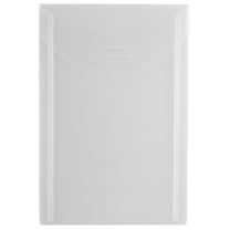 JAM Paper Plastic Tuck Flap Envelopes, 4.1x6, 12/Pack, Clear - Walmart.com