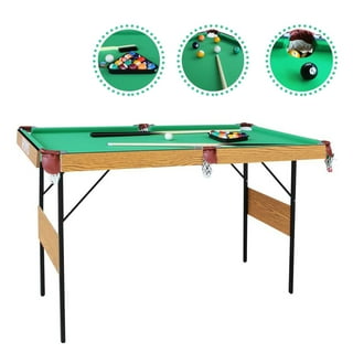 Blublu Park 55 Inch Folding Pool Table for Adults and Kids Steady ...