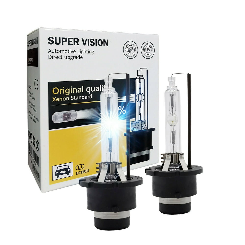 SOCAL-LED 2x D2S HID Bulbs 35W AC Factory Xenon HID Headlight Direct Replacement 10000K Deep ...