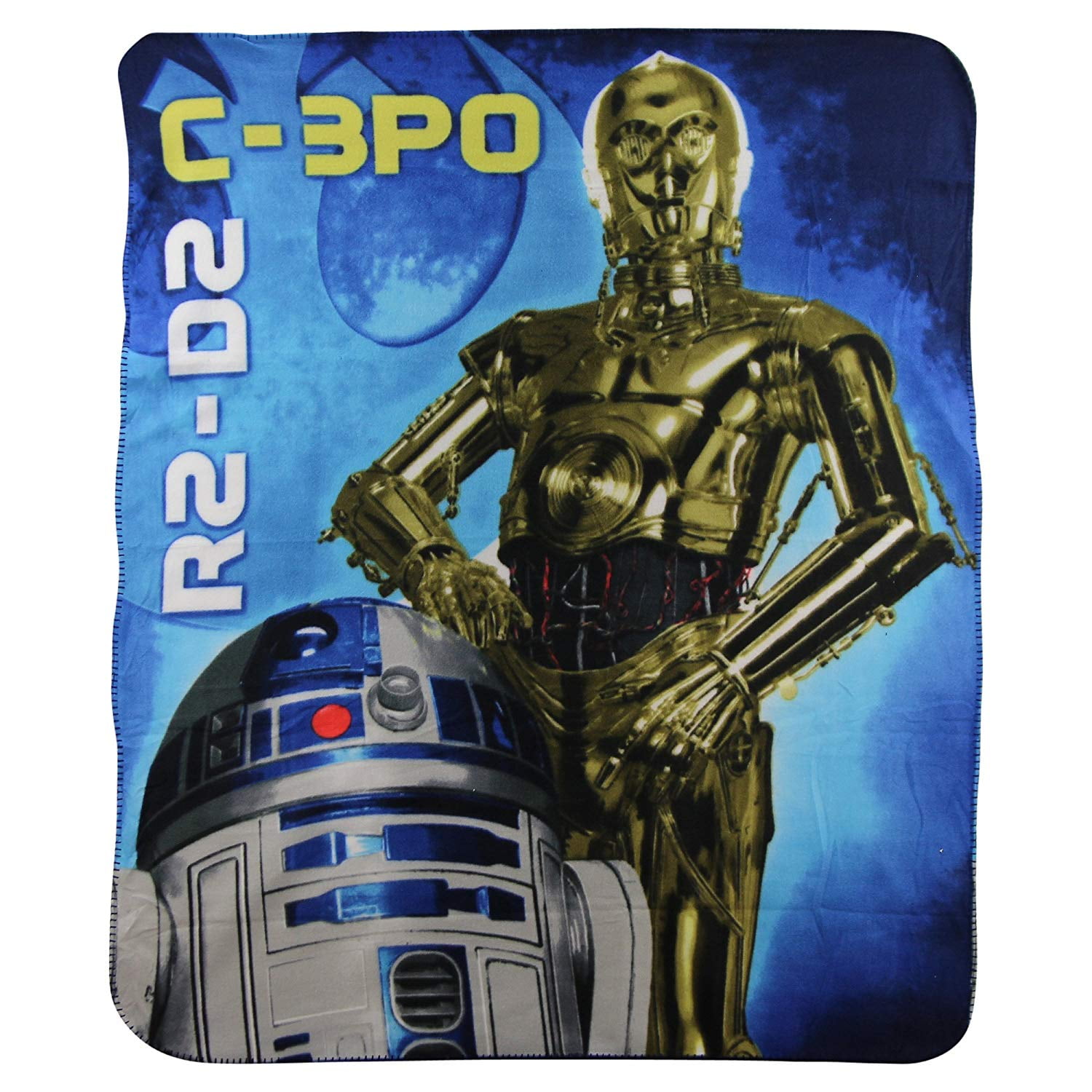 S.L. Home Fashions Star Wars C-3PO & R2-D2 Kids Character lightweight ...