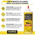 Harris Boric Acid Roach Killer, 16 oz, 2 Pack, Kills Roaches, Water ...