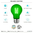 Luxrite A19 Edison LED Green Light Bulb 4.5W=60W E26 Base Indoor ...