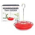 Newhouse Pet Hummingbird Tray Feeder NHP-HUMTRY-RD, Hummingbird Feeder ...