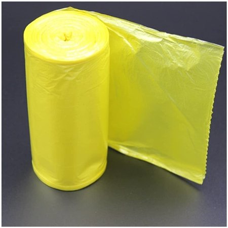 55 Gallon Yellow Clear Garbage Bags, Commercial Large Extra Thick ...