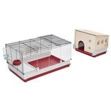Wood Hutch for Wabbitat Deluxe Rabbit Cage - Walmart.com