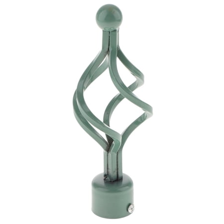Decorative Rod Ends Cap Heads Artistic Drapery Finials for 28mm Inner ...