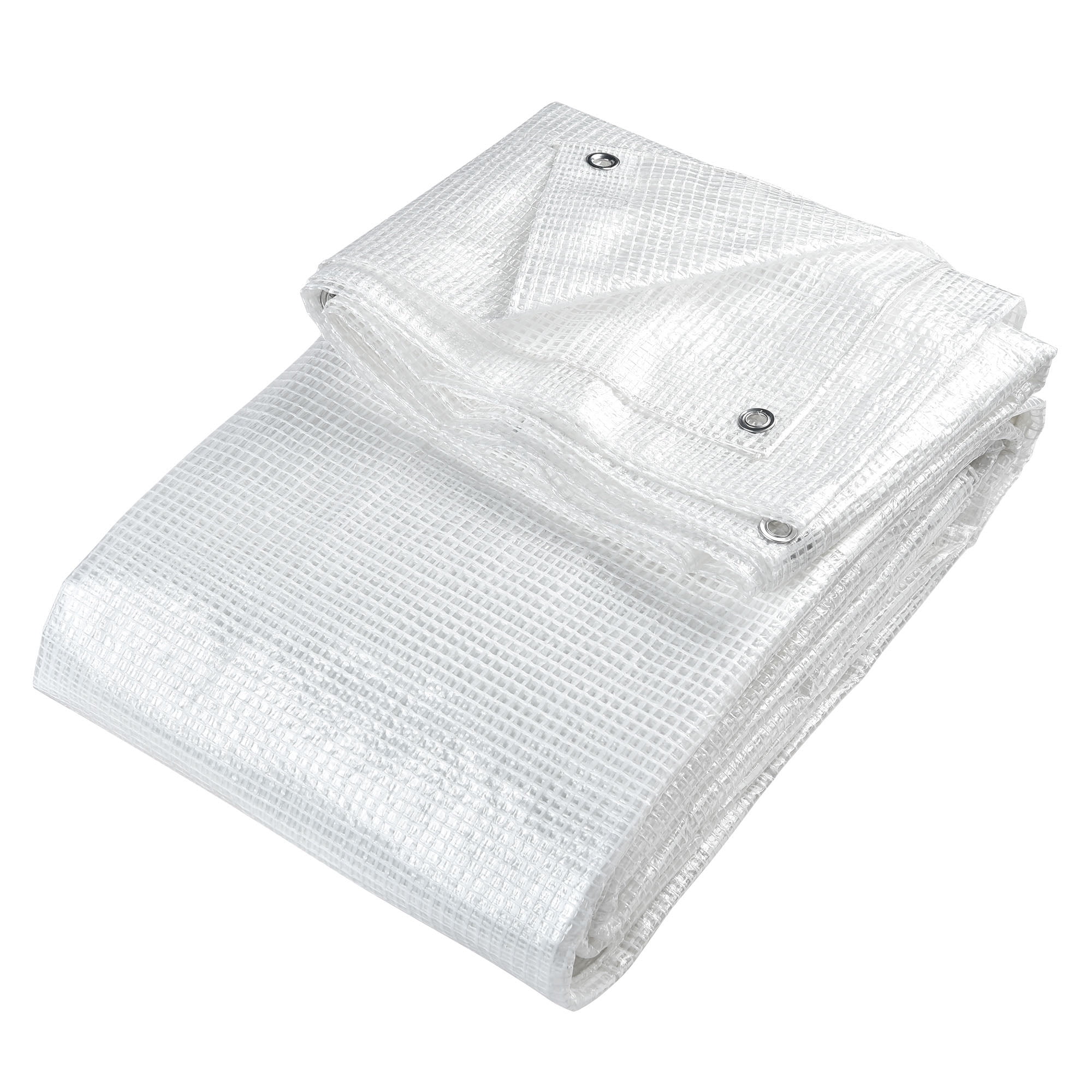 Yescom 16x20 Ft Clear Tarp Heavy Duty 14 Mil Tarpaulin Cover UV ...