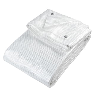 Clear Heavy Duty Clear See-Through Tarp Fiber Reinforced (14 Mil Poly ...