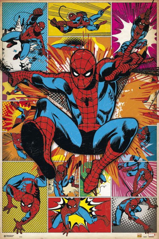 Spider-Man - Marvel Comics Poster / Print (Comic Scenes) (Size: 24" x ...