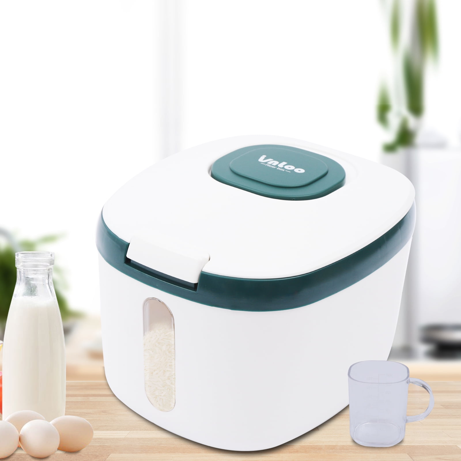 TOOL1SHOoo 5KG/11Lbs Large Cereal Rice Dispenser Airtight Grain Storage ...