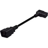 Toptekits C20 to Right Angle C19 Power Cable Cord- 0.6ft/20cm Server ...