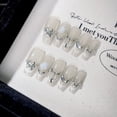 Boutique pure hand-worn nail advanced phototherapy nail patch finished ...