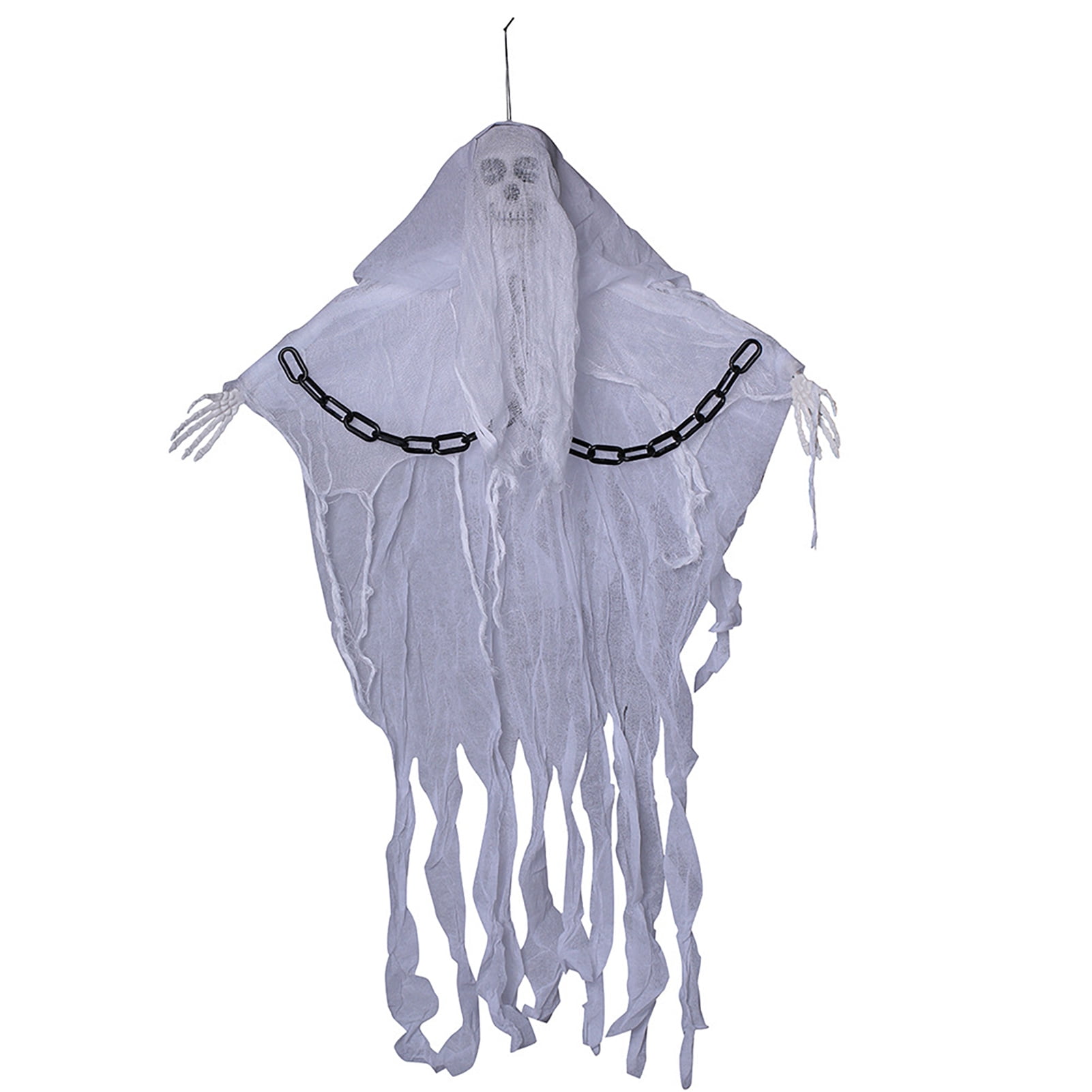 Lohuatrd Halloween Pendant Hanging Skull Ghost Decoration Luminous ...