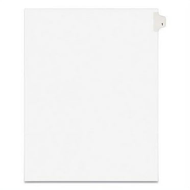 Avery Ready Index TOC Paper Divider, Black/White, 10-Tab (11134 ...