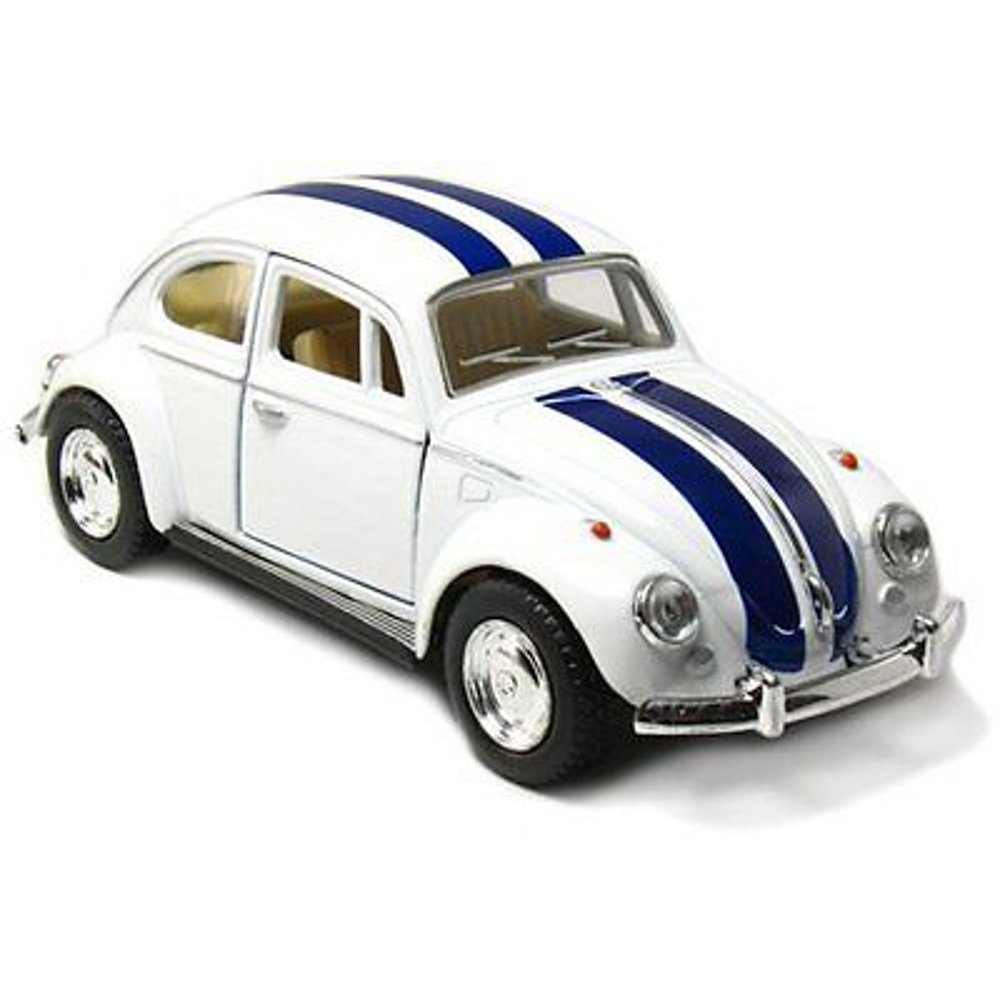 5" Kinsmart Volkswagen Beetle VW Bug w/ Stripes Diecast Model Toy 1:32 ...